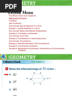 Formulae: Mathematics Form 2 Standardised Test 1: Circles Duration: 30 ...