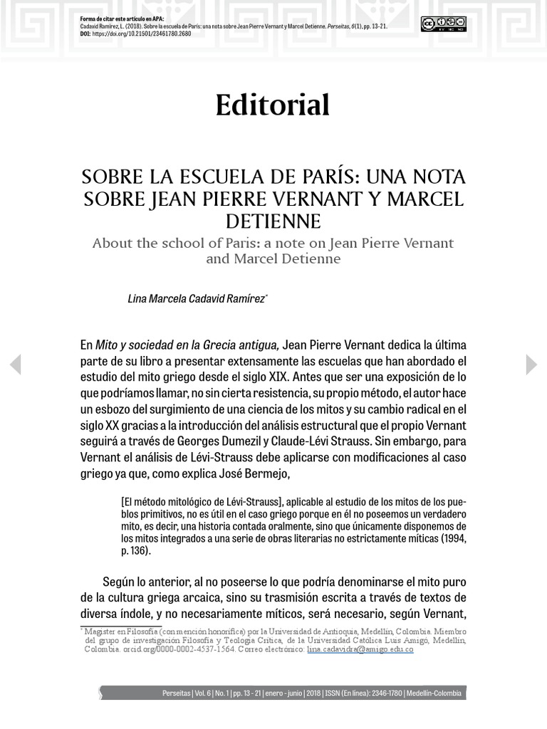 Ota Sobre Jean Pier | PDF | Mitología griega | Mitología