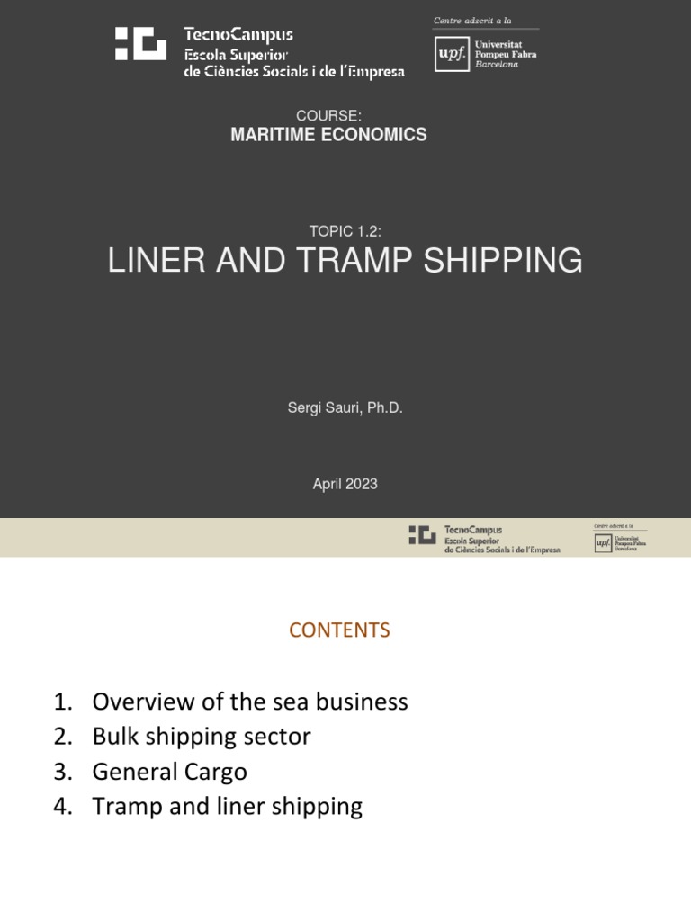 Understanding Liner Shipping Services | PDF | Cargo | Containerization