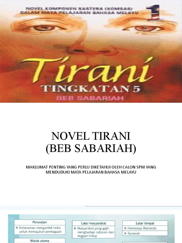 Slide Novel Tirani | PDF