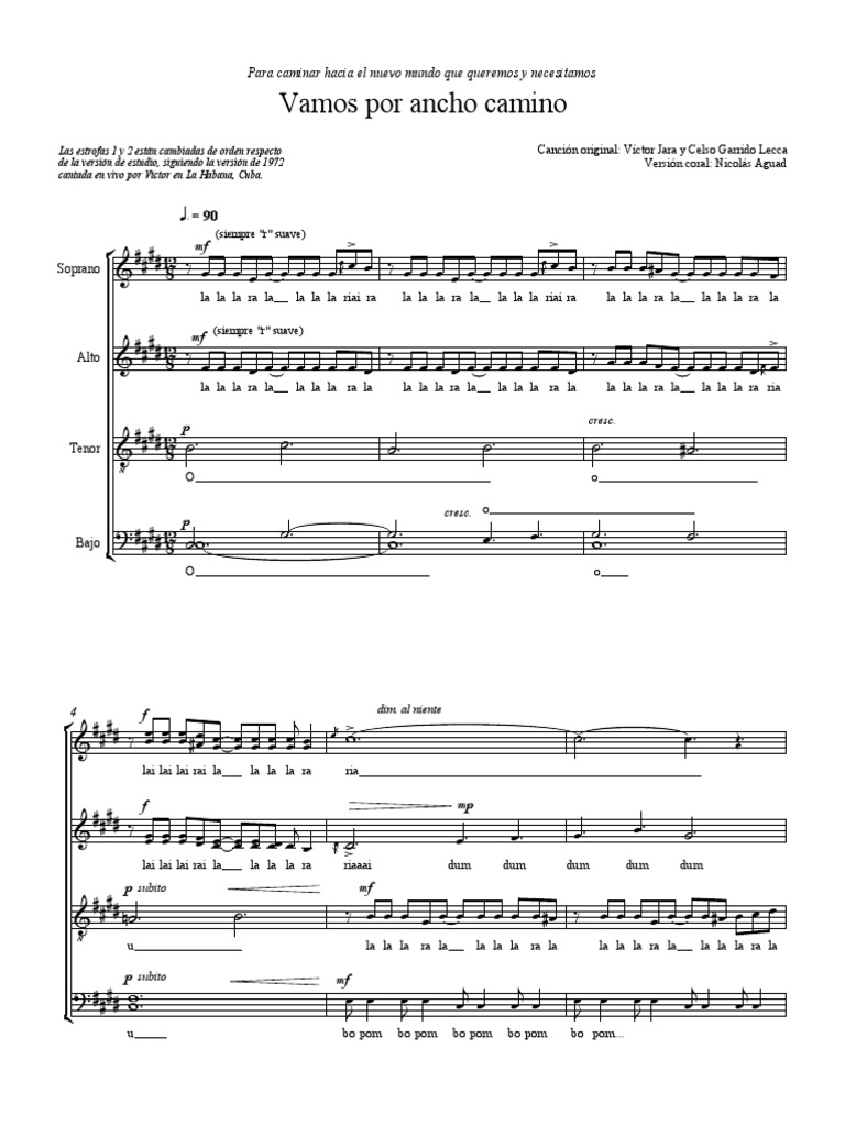 Vamos Por Ancho Camino | PDF
