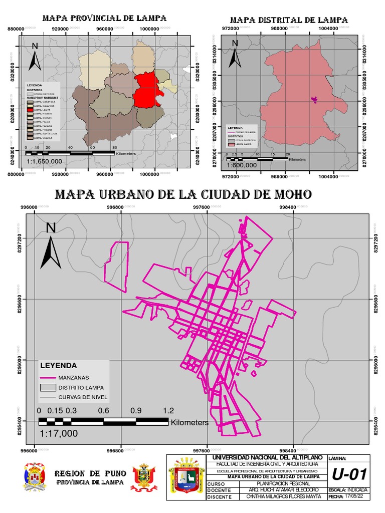 Mapa Mancha Urbana de Lampa | PDF