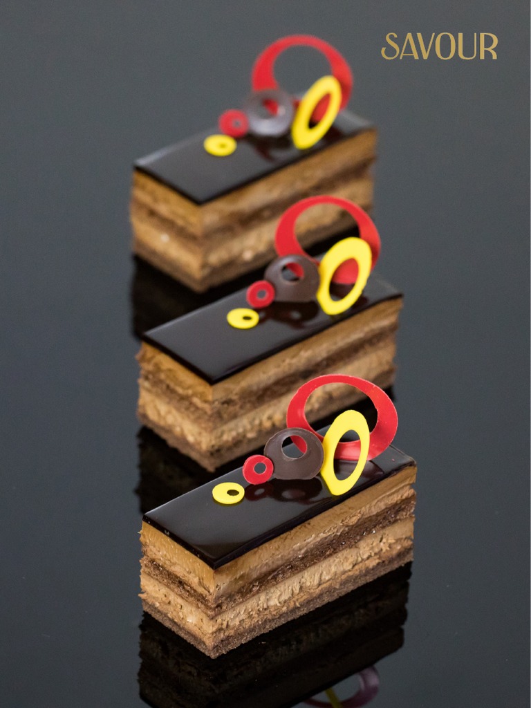 Chocolate Layered Petit Gateaux | PDF | Custard | Chocolate