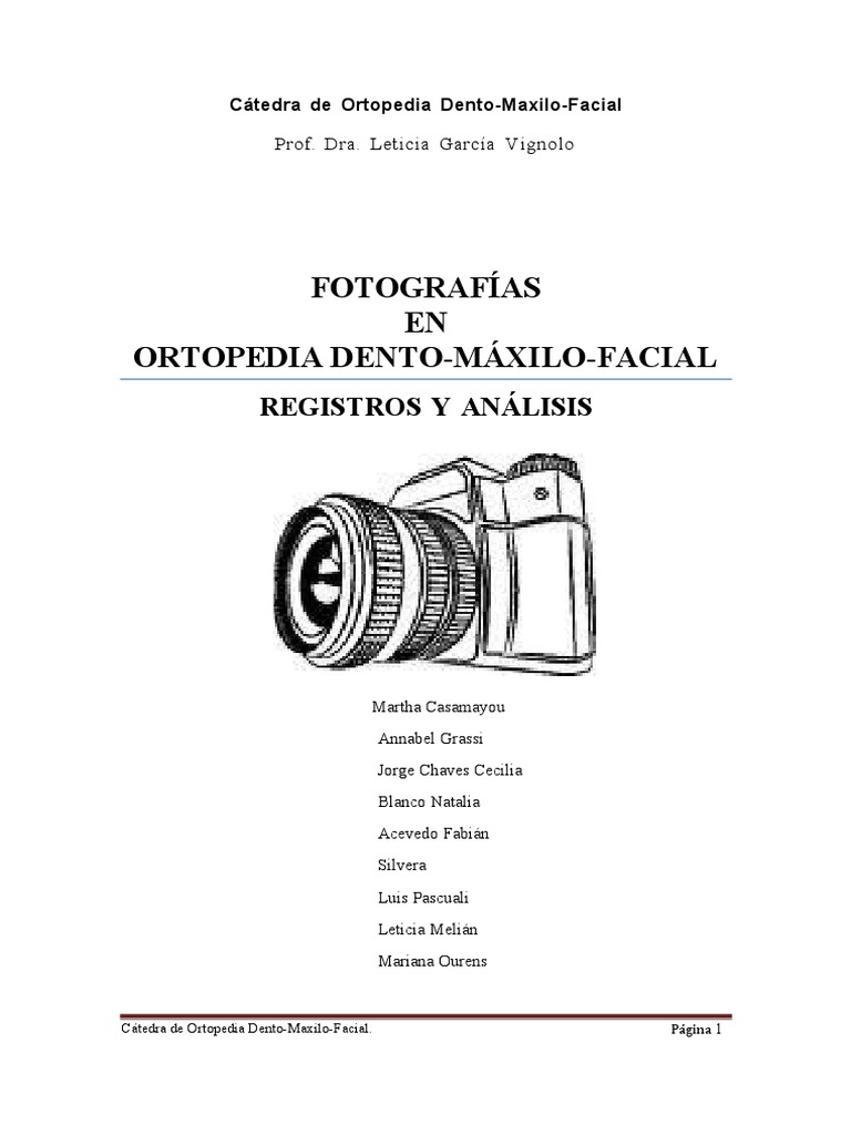 Fotografía en Ortopedia Dento-Maxilo-Facial | PDF | Cámara digital | Píxel