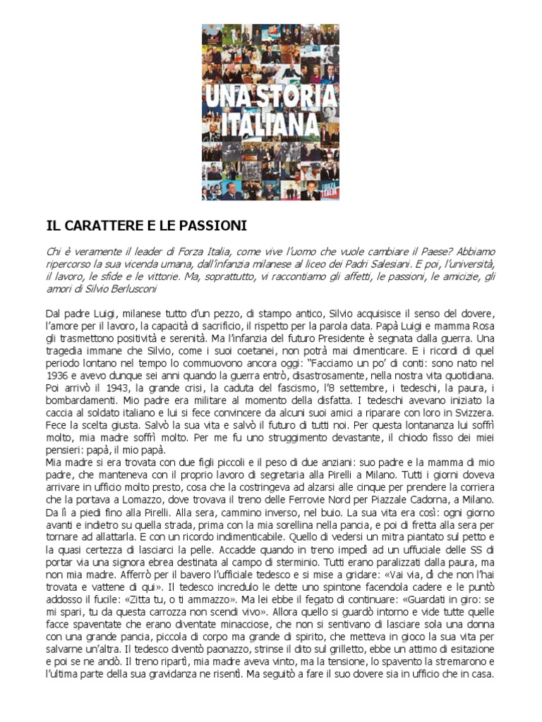 Una Storia Italiana | PDF