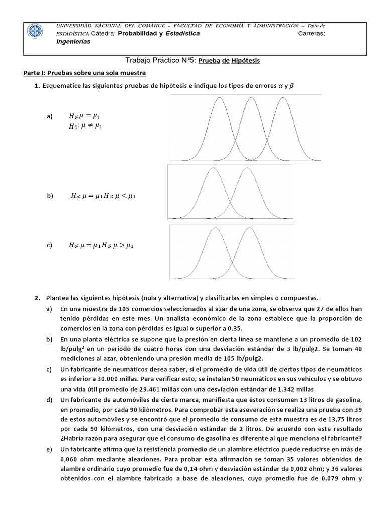 TP5_ Parte I | PDF | Intervalo de confianza | Desviación Estándar