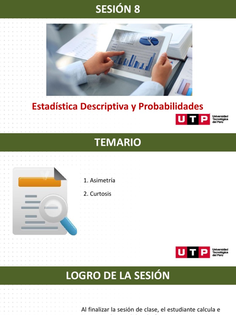 S07.s1 - Material | PDF | Oblicuidad | Análisis estadístico