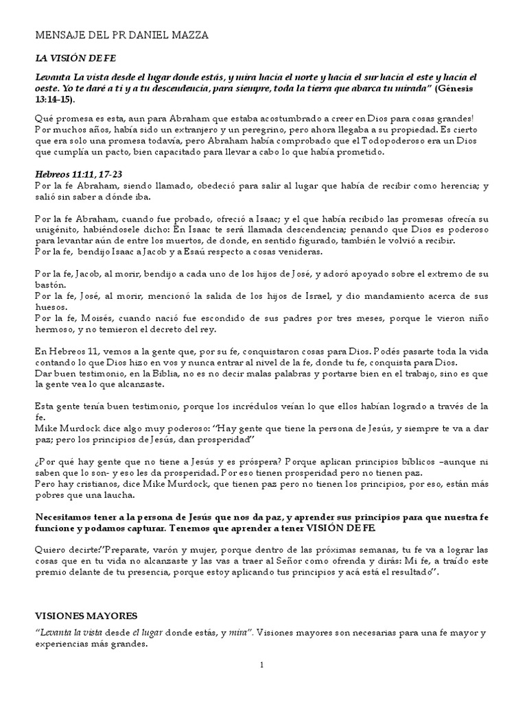 La Visión De Fe Pdf