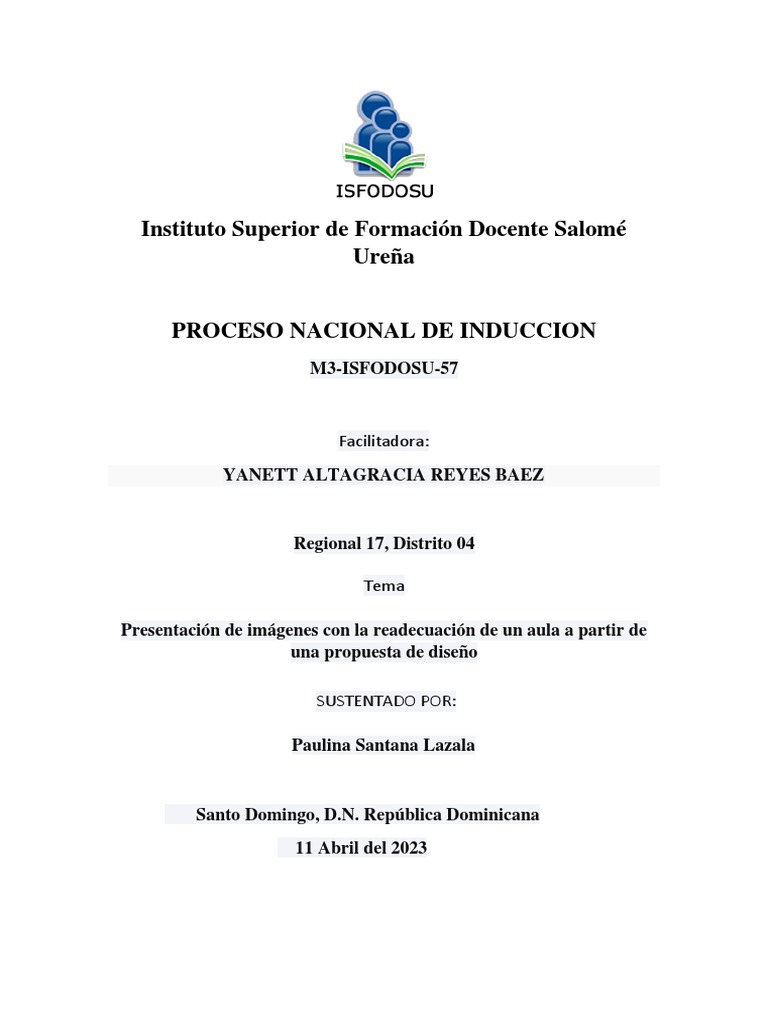 TII. Act.1-Santana | PDF | Salón de clases | Aprendizaje