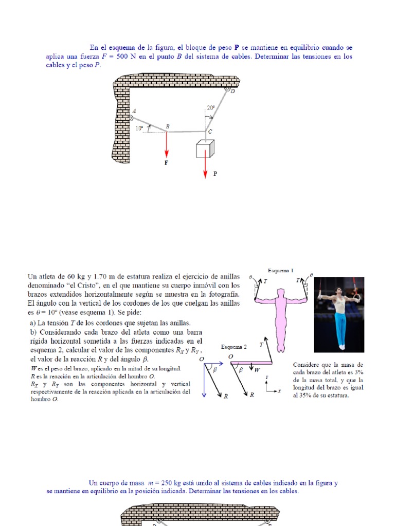 Estatica Ejercicios | PDF
