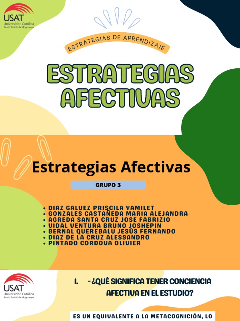 ESTRATEGIAS-AFECTIVAS-1 | PDF | Motivación | Motivacional