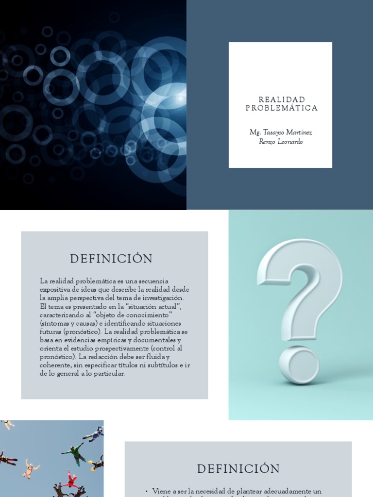 Realidad Problemática | PDF | Conocimiento | Realidad