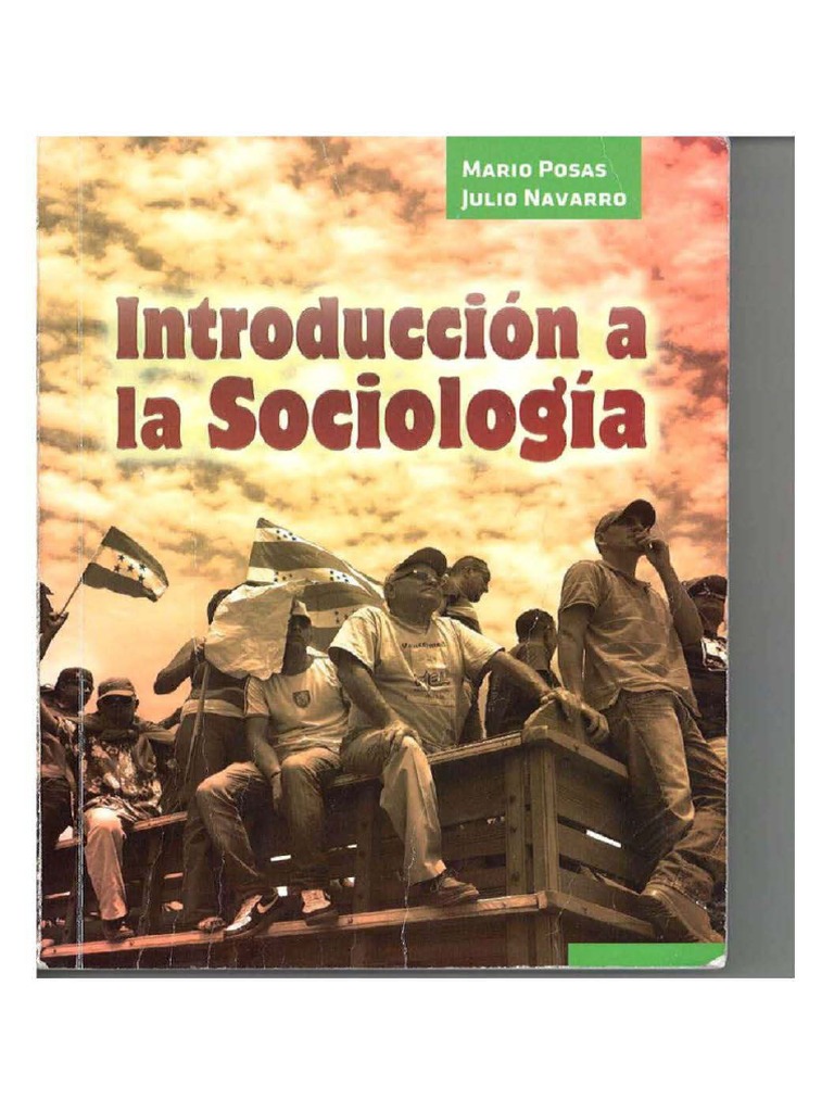 Introducción A La Sociología Mario Posas Libro | PDF