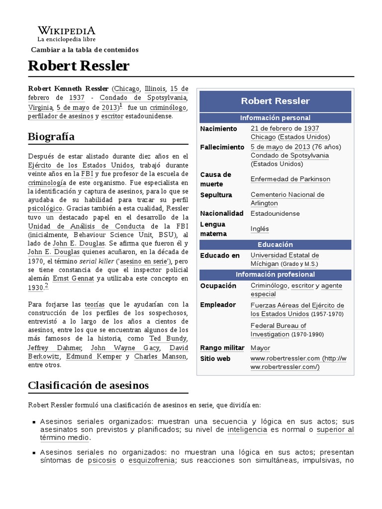 Robert Ressler | PDF