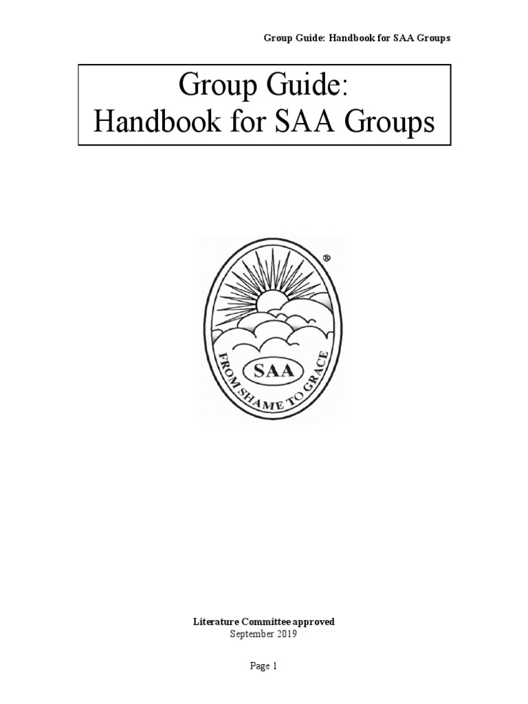 SAA Group Guide | PDF | Twelve Step Program | Alcoholics Anonymous
