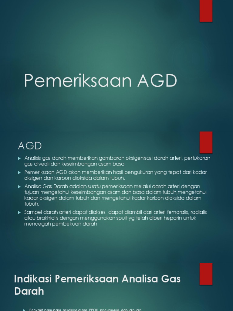 Pemeriksaan AGD | PDF