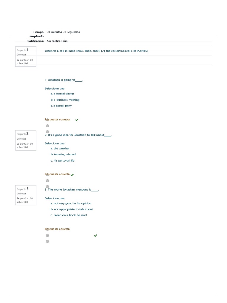 Passages 1 - Unit 5 Quiz b2 Solution | PDF