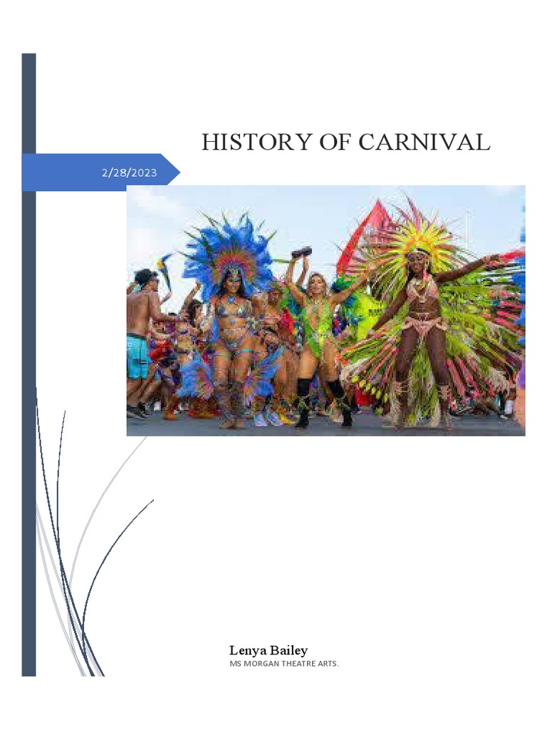 Carnival: A Living Theatre Tradition | PDF | Carnival | Rituals