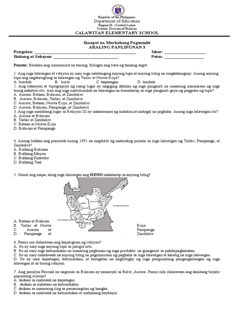 Q4-Periodical Test-AP3 | PDF