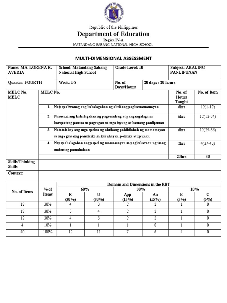 Mdat Ap-10 2ND | PDF