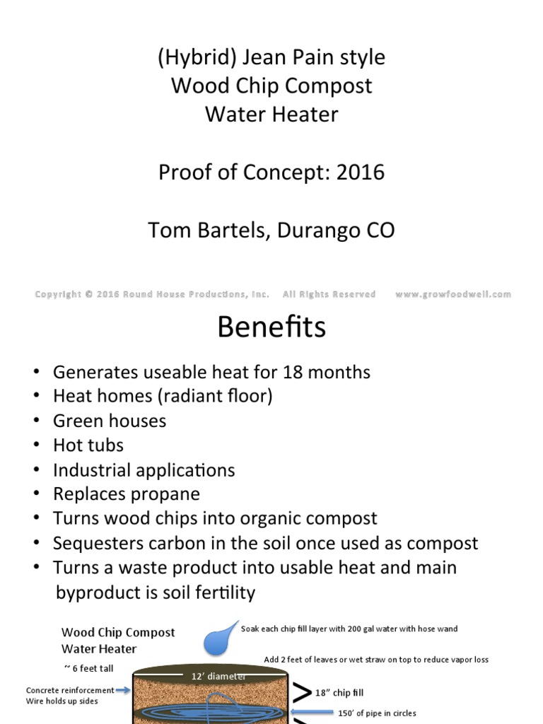 Wood Chip Compost Water Heater | PDF | Compost | Pipe (Fluid Conveyance)