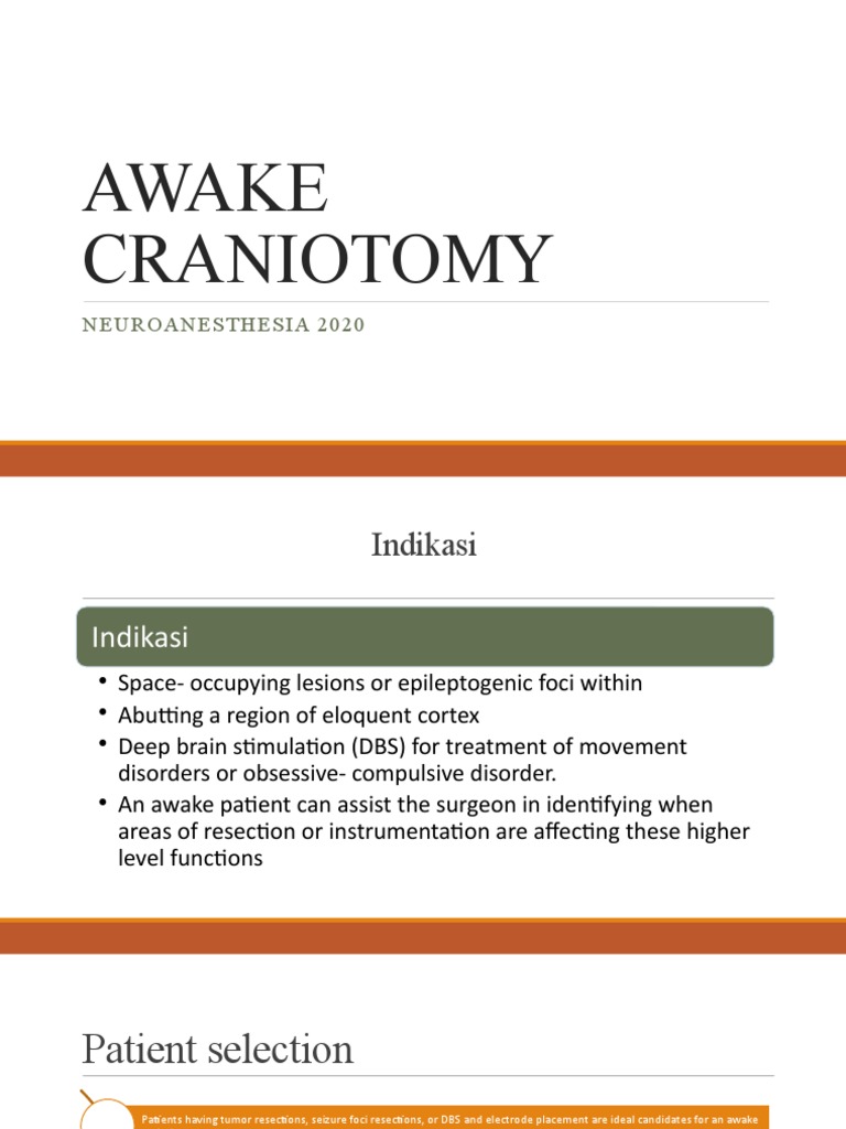 #19 NA2_awake Craniotomy 2020 | PDF