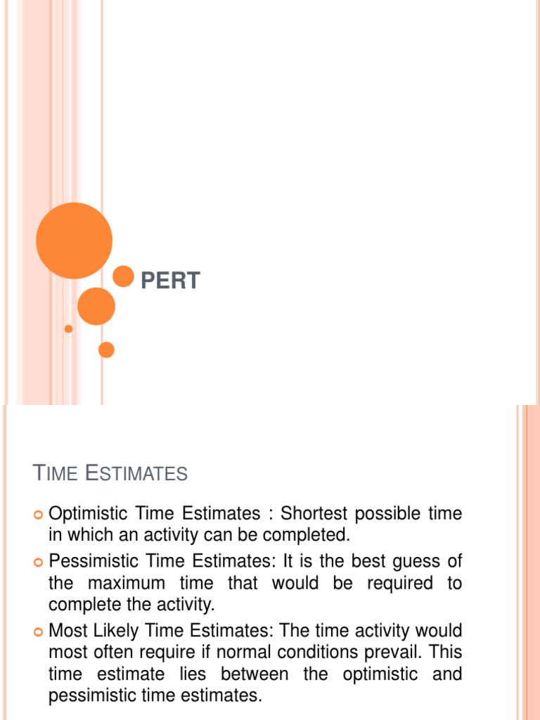 PERT Time Estimates and Critical Path | PDF | Applied Mathematics ...