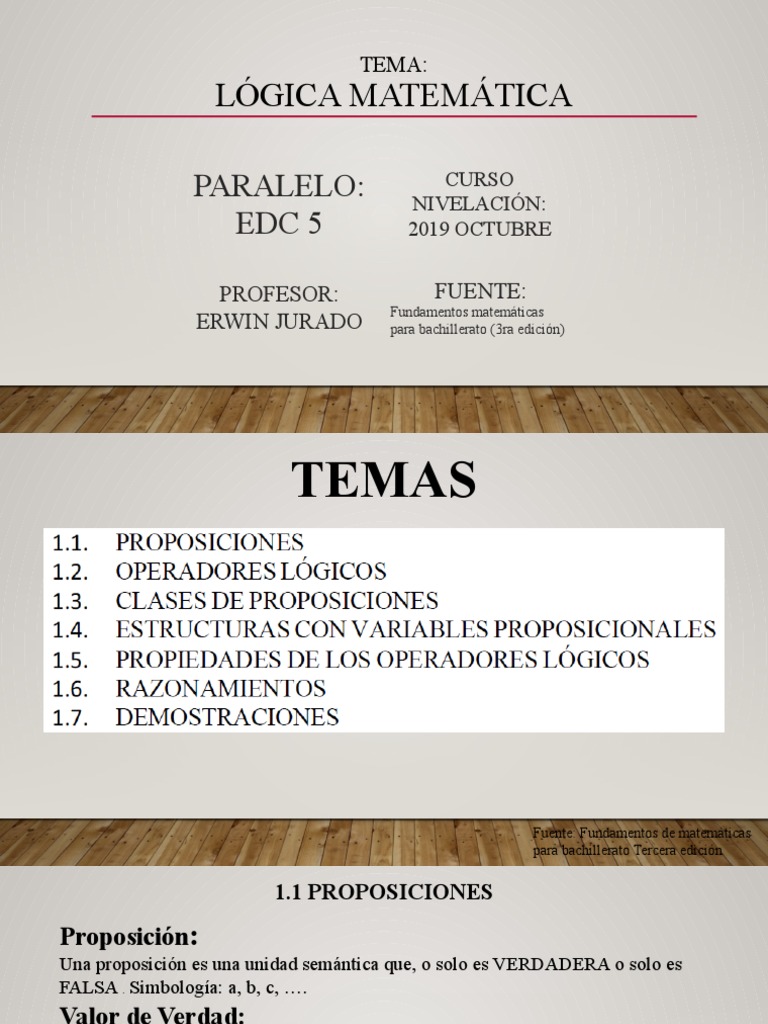 Resumen Logica Matemática (2) | PDF | Proposición | Prueba matemática