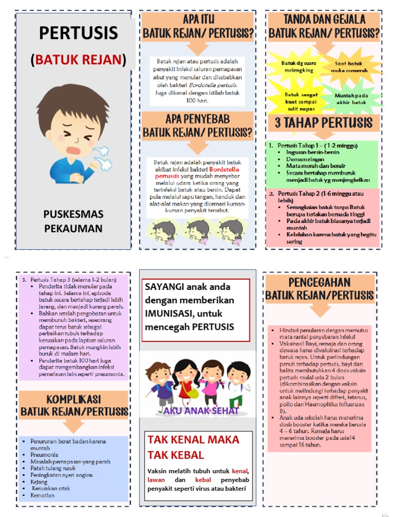 Leaflet Pertusis | PDF | Kesehatan Holistik