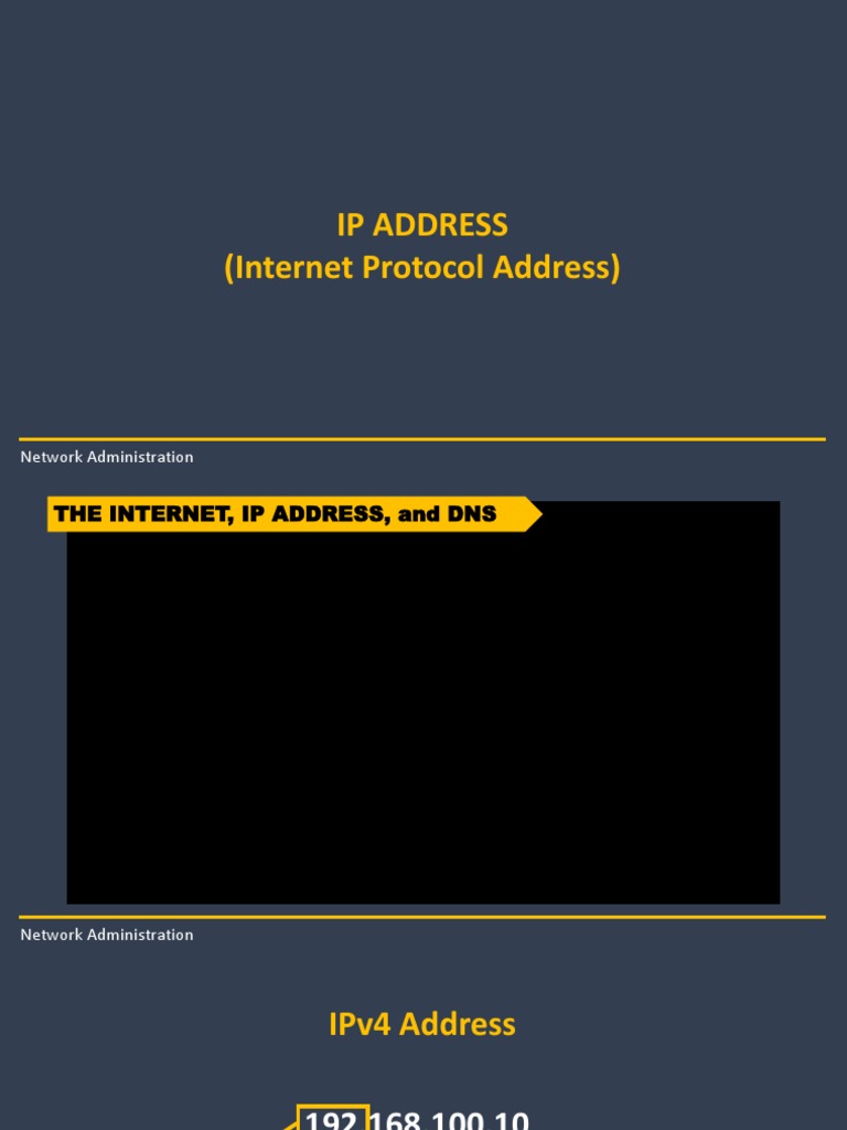Network Administration IP Address 2023 | PDF | Ip Address | Network Layer Protocols
