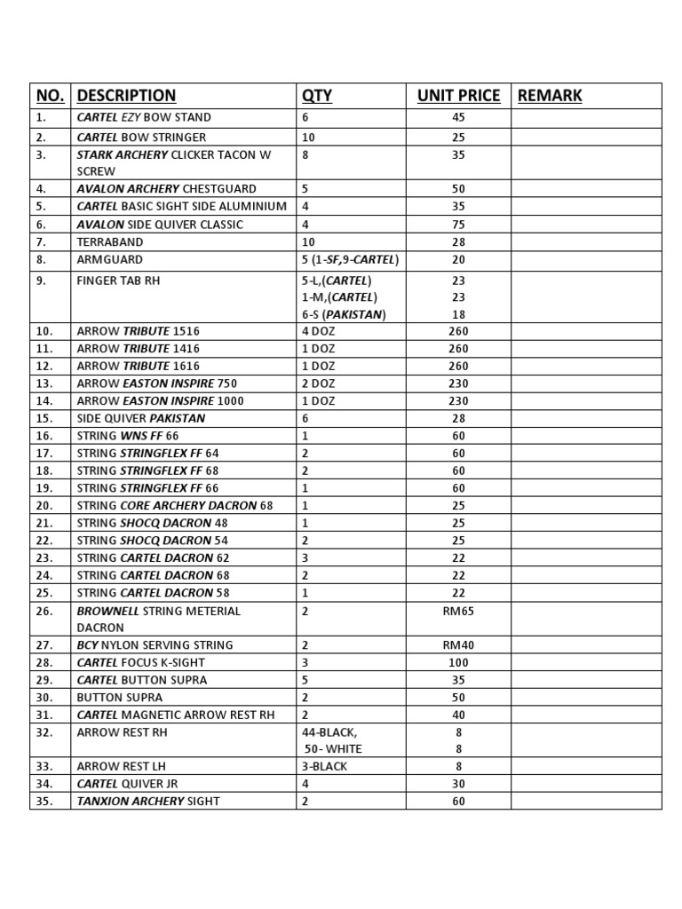 Barang Booth | PDF | Archery | Competition