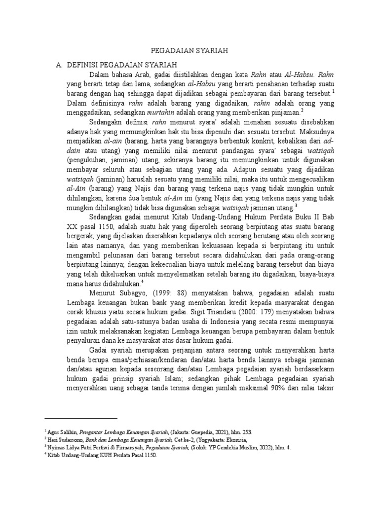 Pegadaian Syariah | PDF