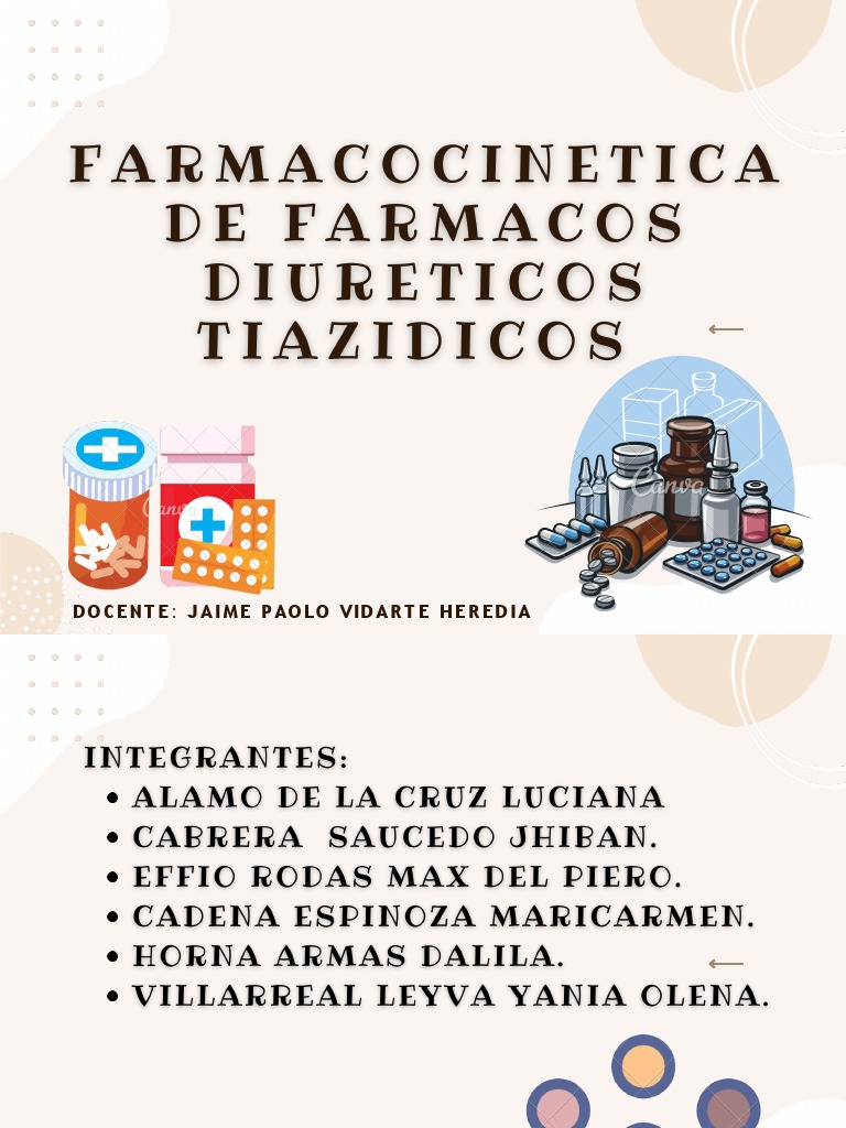 Diureticos Tiazidicos-Exposicion | PDF