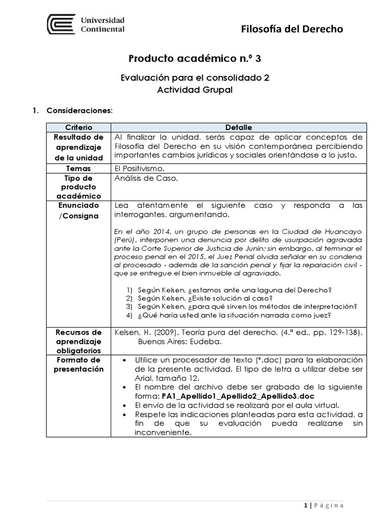 PA3 - Análisis Individual de Casos | PDF | Justicia | Crimen y violencia
