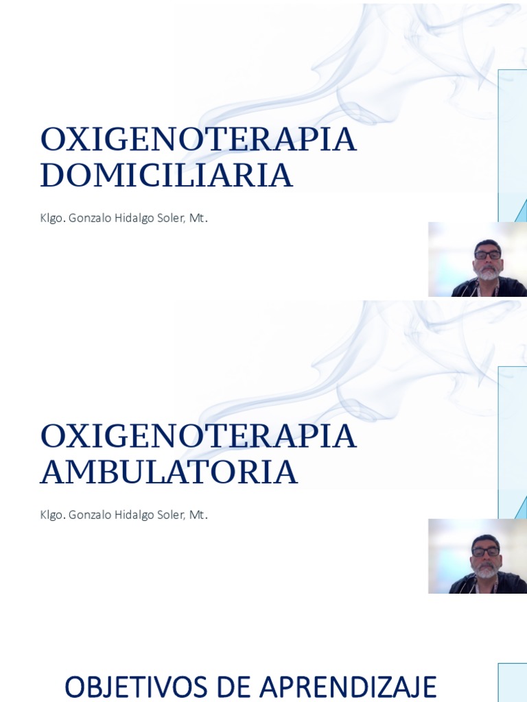 Clase O2 Terapia Domiciliaria | PDF | Enfermedad pulmonar obstructiva ...