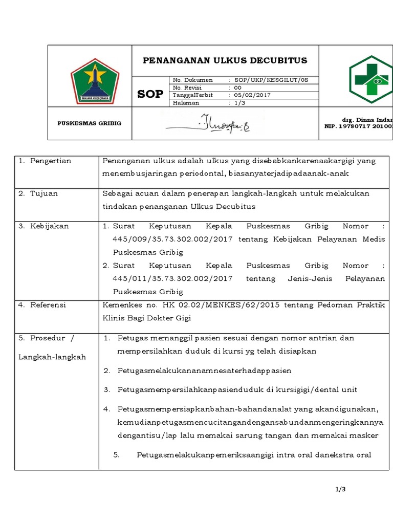 Sop Ulkus Kubitus | PDF