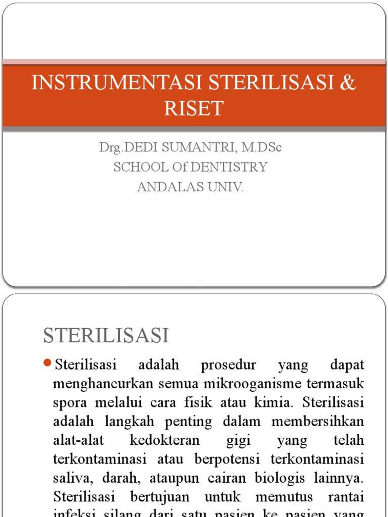 Kp 1.3 Instrumen Riset Dan Sterilisasi | PDF