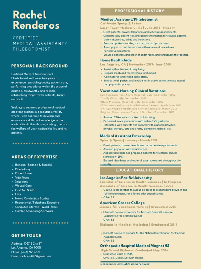 Rachel Renderos Resume | PDF