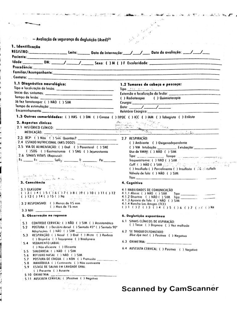 Disfagia, Protocolos | PDF