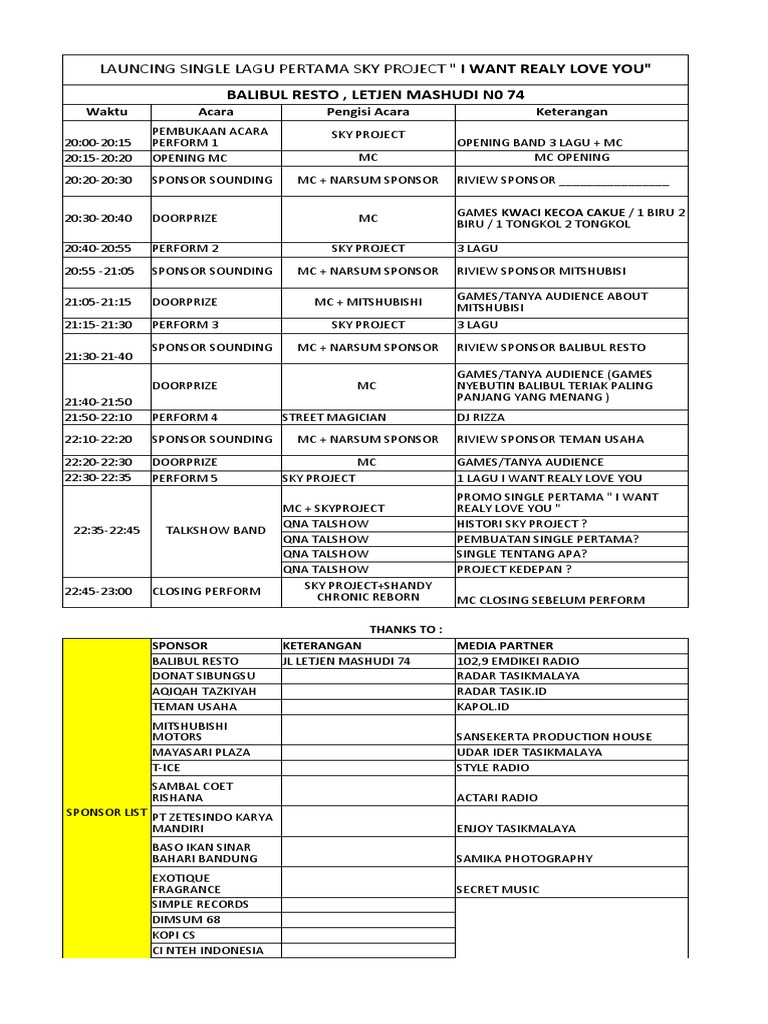 Rundown Sky Project | PDF