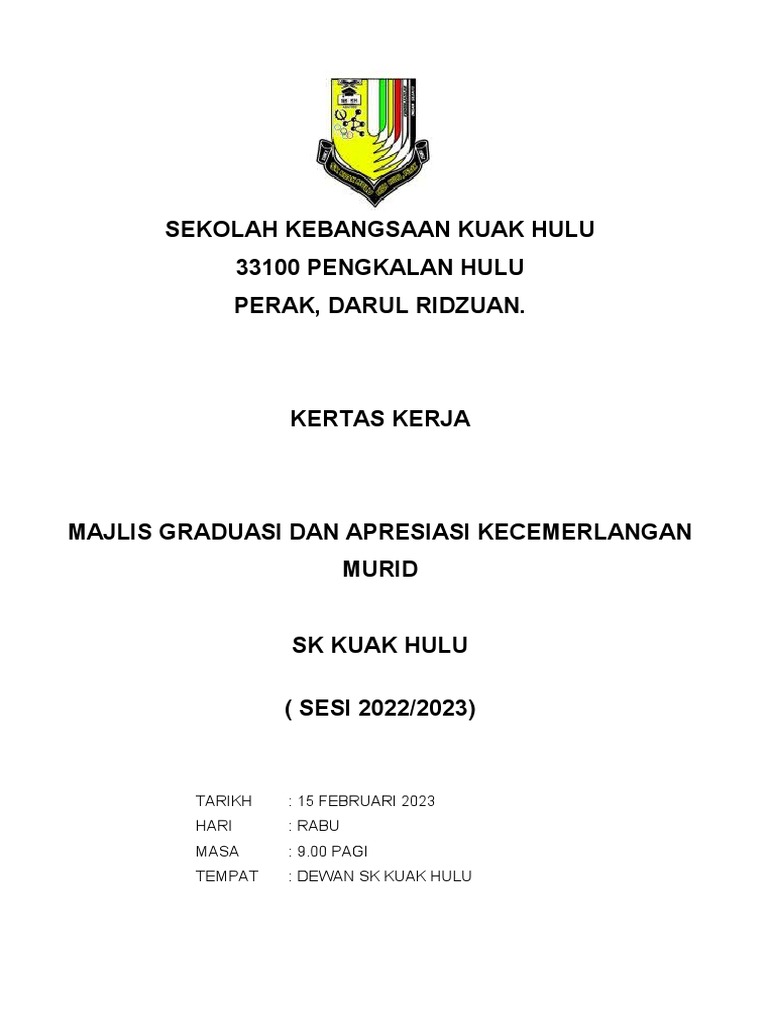 Kertas Kerja Hac 2023 | PDF