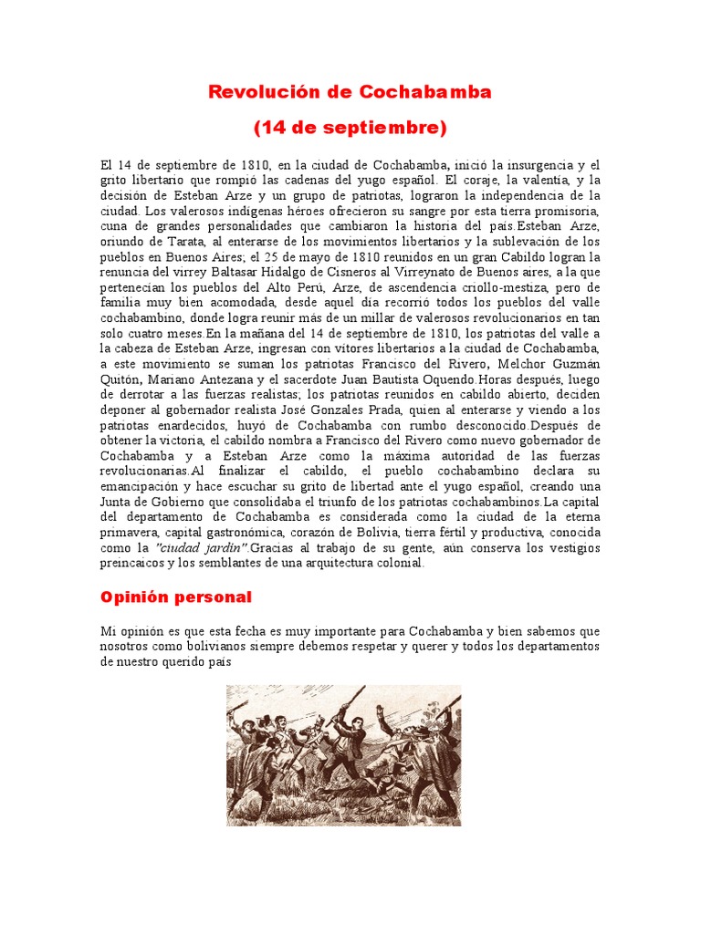 Revolución de Cochabamba | PDF | Bolivia | America latina