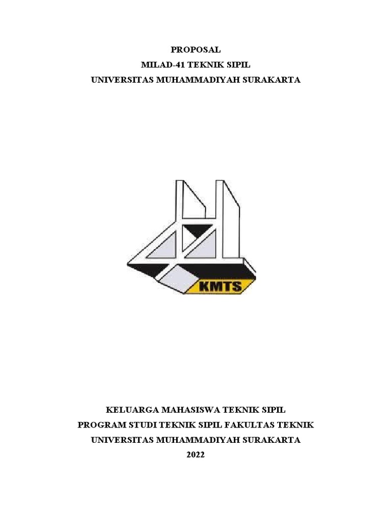 Proposal Milad-41 - KMTS | PDF | Seni