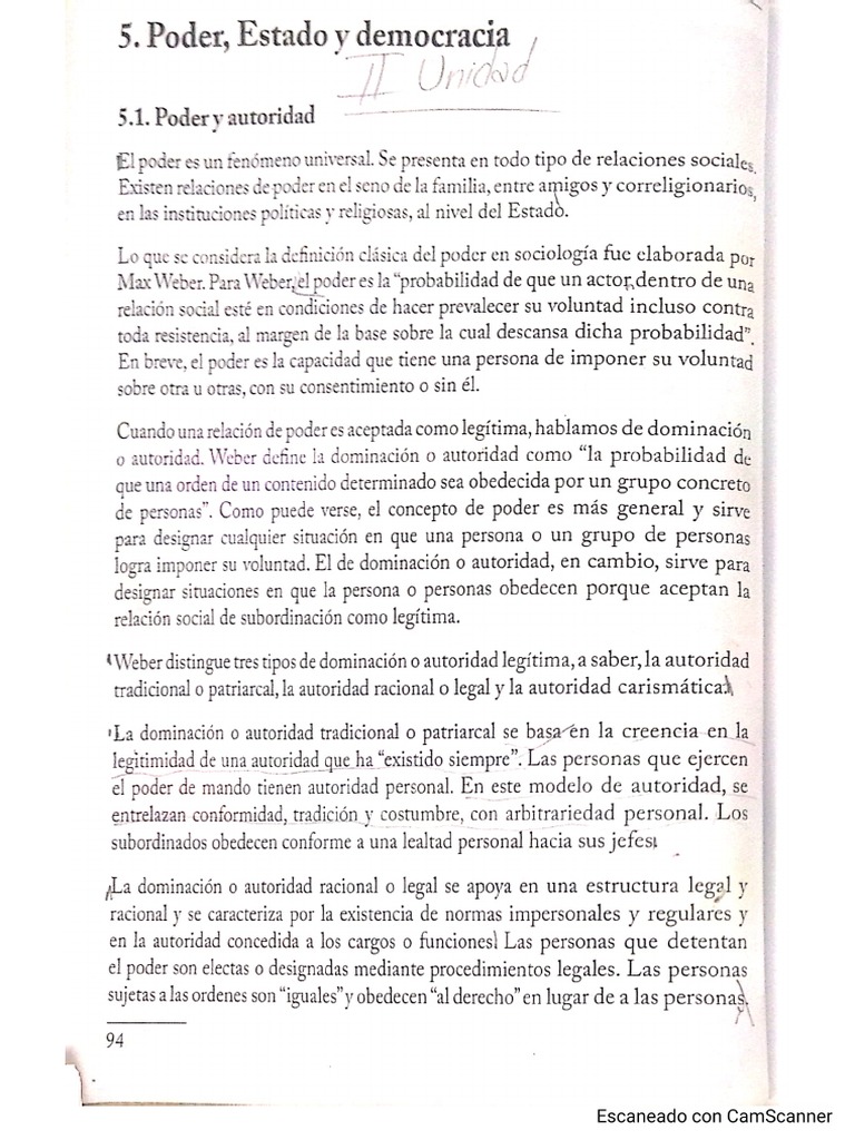 Poder, Estado y Democracia. | PDF
