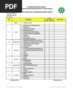 Formulir P2H | PDF
