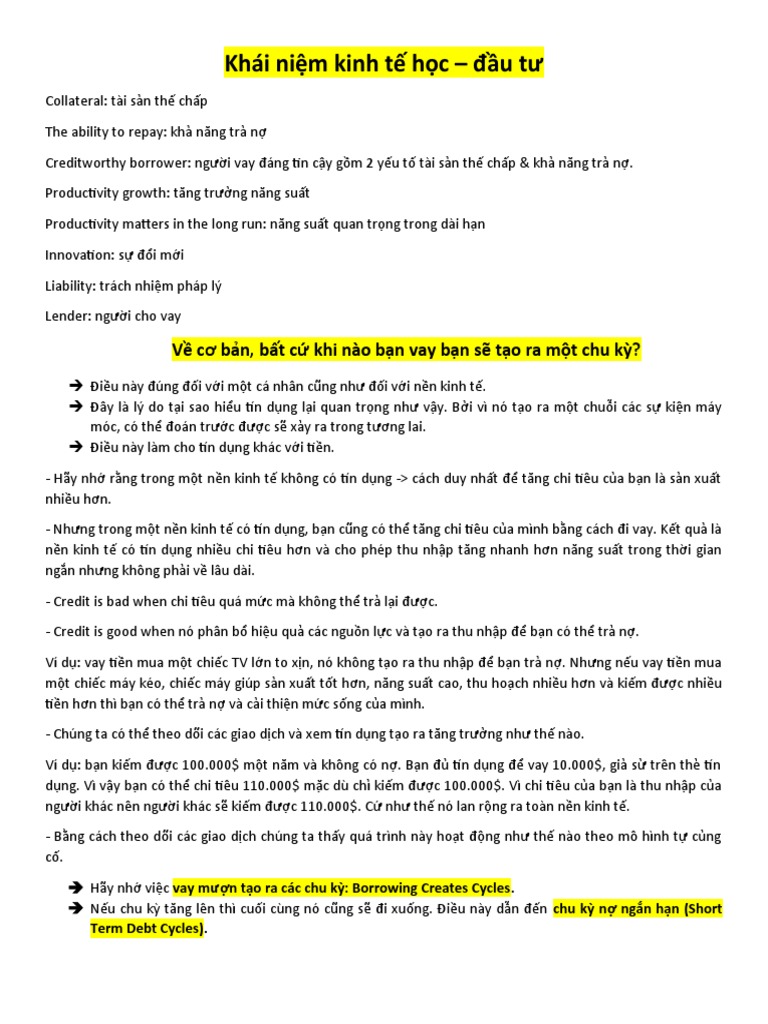 How The Economic Machine Works by Ray Dalio | PDF