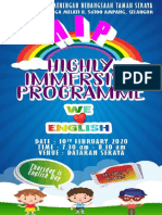 Highly Immersive Programme Overview | PDF | Teaching | Communication