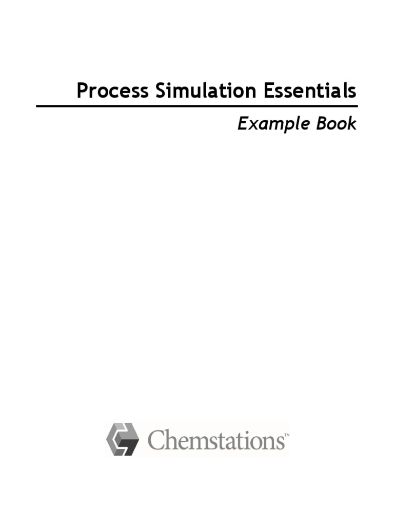 CHEMCAD Essentials Example Book 2021 | PDF | Technology & Engineering