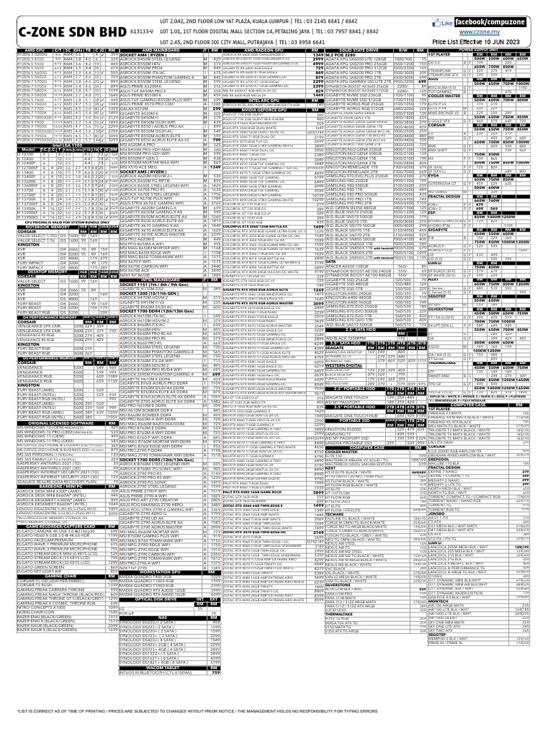 CZ 1 | PDF | Computer Related Introductions | Personal Computers