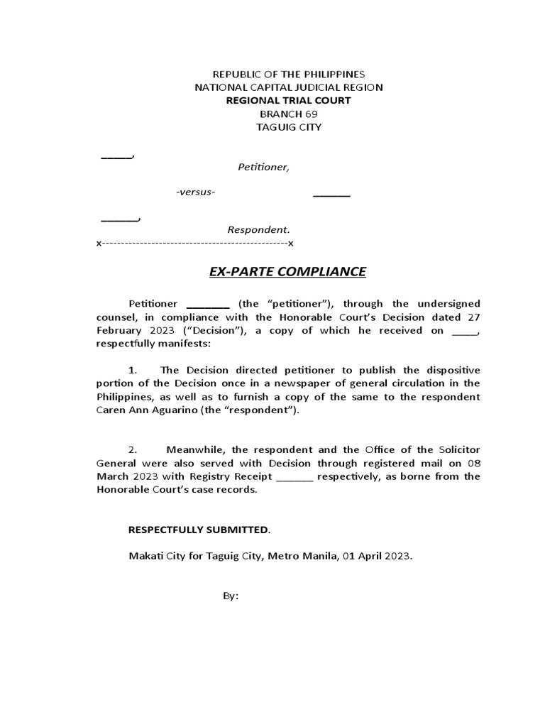 COMPLIANCE Sample | PDF